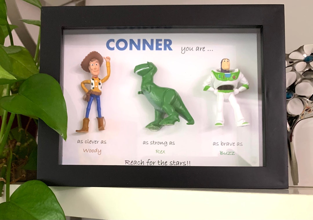 Personalized Toy Story Frame, Custom Birthday, Baby Shower, Gift for ...