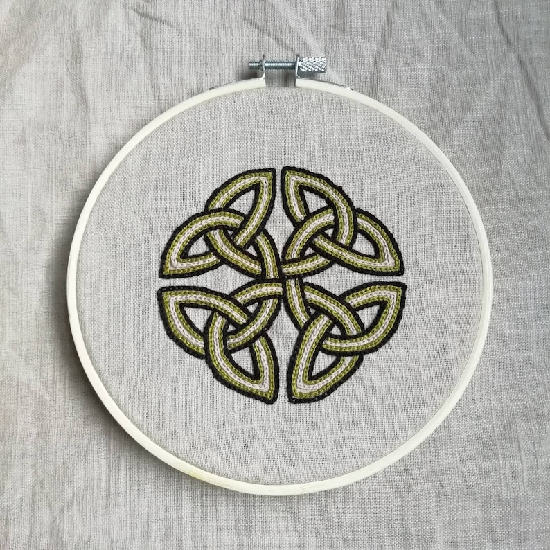 Celtic Knot Embroidery Art DIY Kit - Etsy