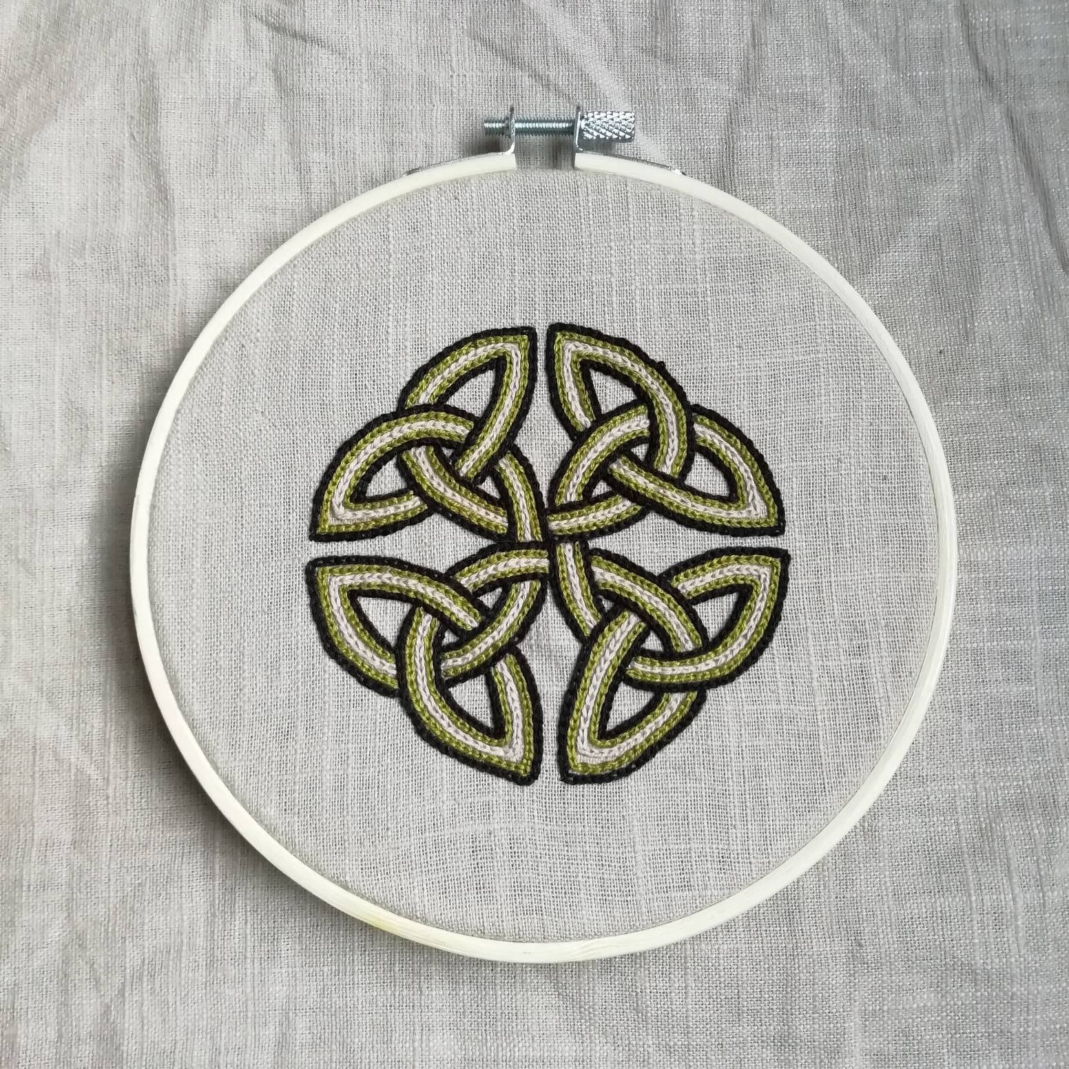 Celtic Knot Embroidery Art DIY Kit - Etsy