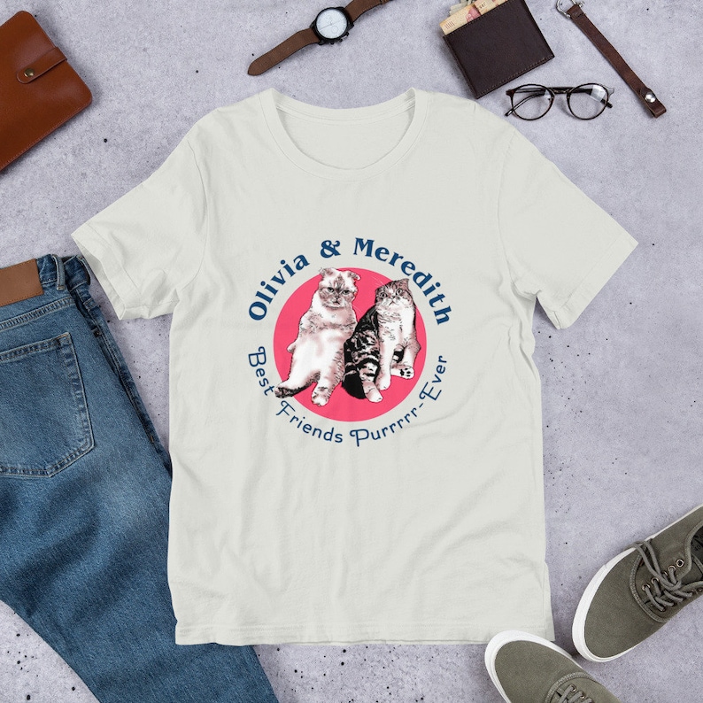 Olivia and Meredith Best Friends Purr Ever Shirt - Etsy