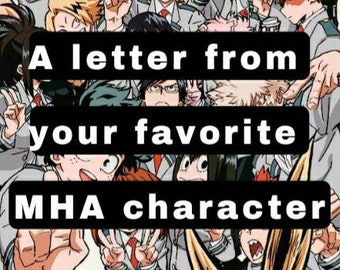 Character Letter - Etsy