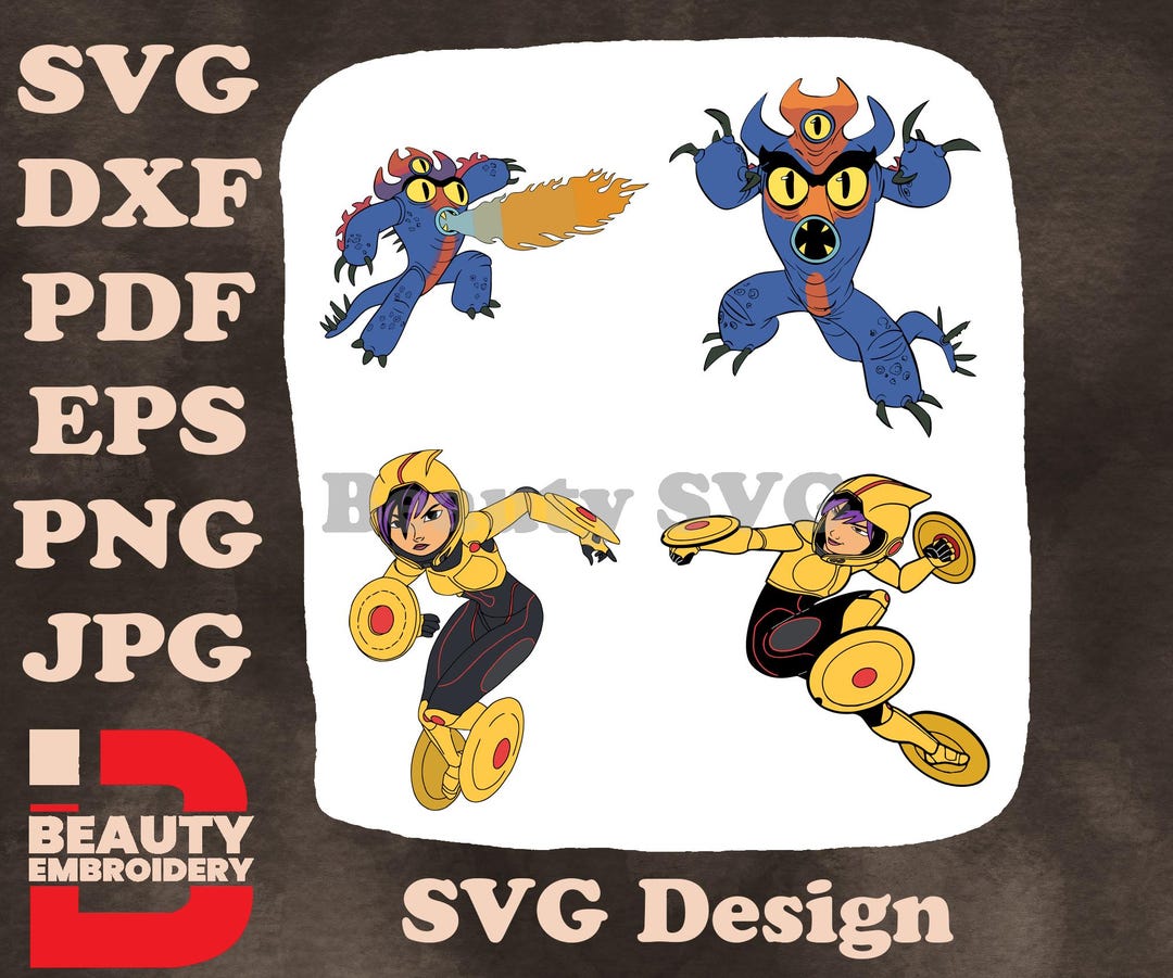 4 Separate Designs - Big_hero_6_superheroes_fredzilla_in_monster_suit ...
