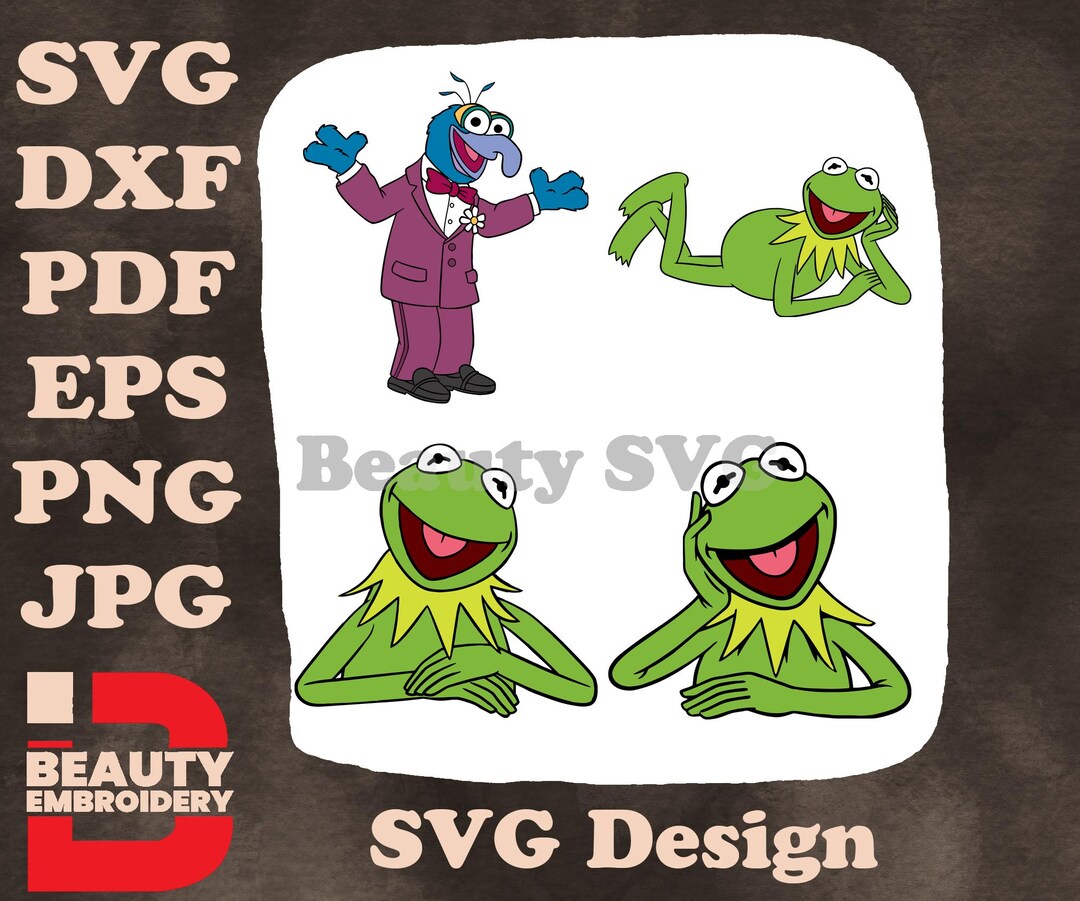 4 Separate Designs - The_muppets_-_kermit_the_frog_-_relaxed_sitting ...