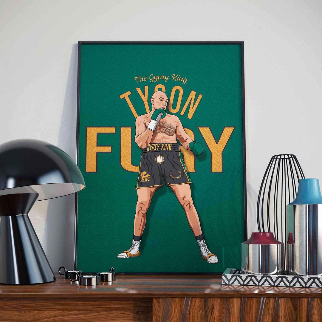 Tyson Fury Poster Boxing Print Gym Bedroom Wall Art - Etsy