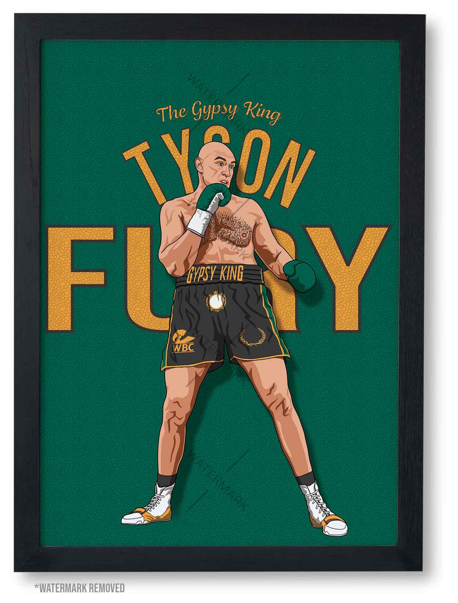 Tyson Fury Poster Boxing Print Gym Bedroom Wall Art - Etsy