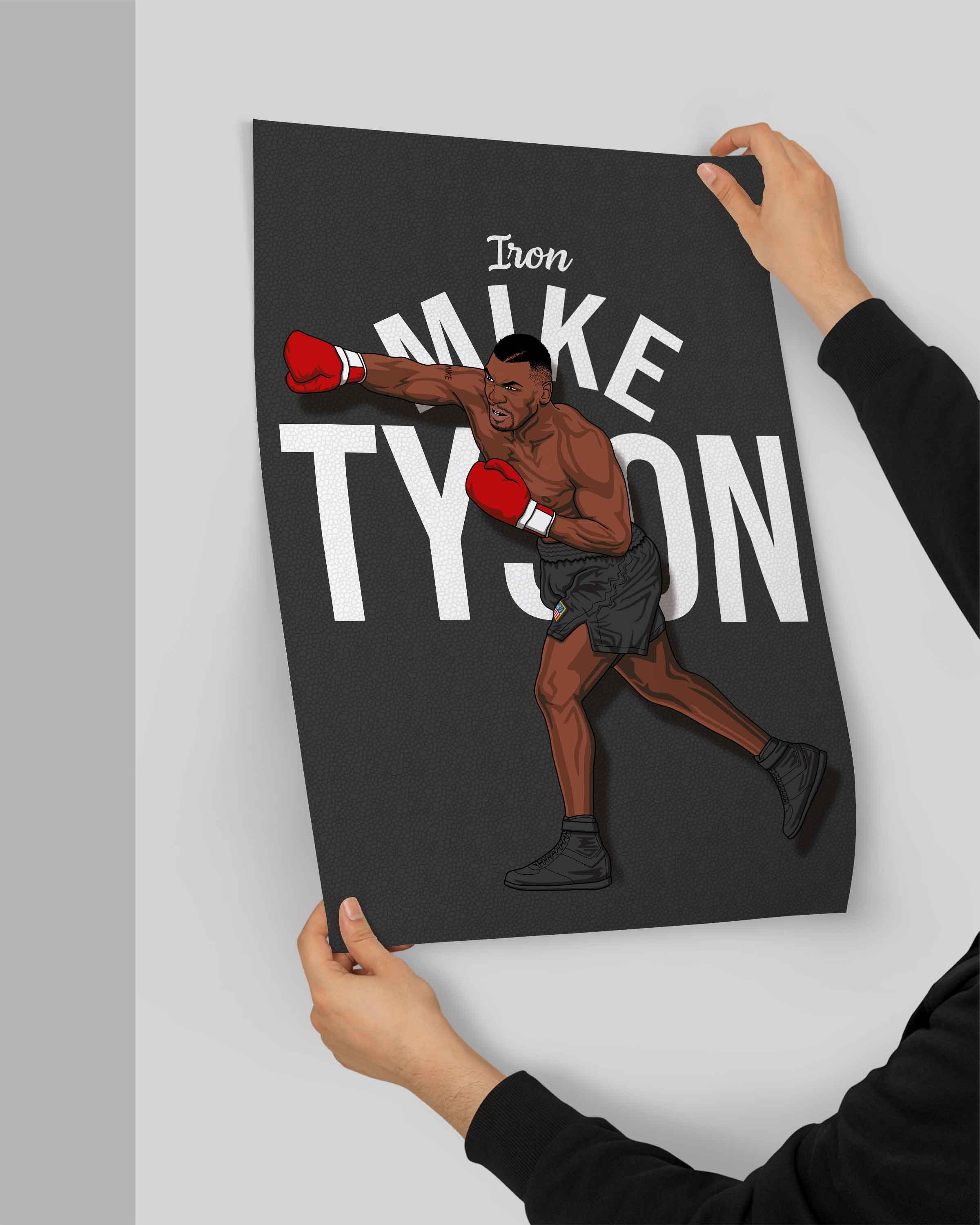 Póster Mike Tyson Leyenda Iron Mike Merch Vintage Regalo para Fan ...