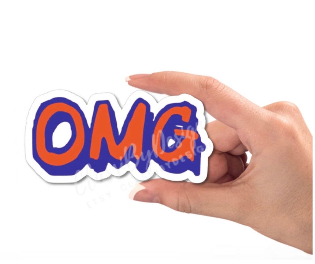 OMG Sticker NY Mets Fan, Vinyl, Laminated, Water-resistant, Long ...