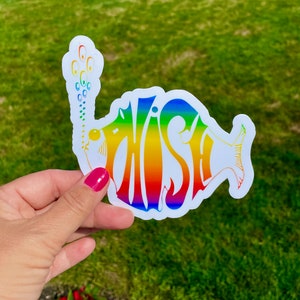 Phish Sticker Vinyl Laminated Phish Logo Sticker, Laptop Water Bottle ...