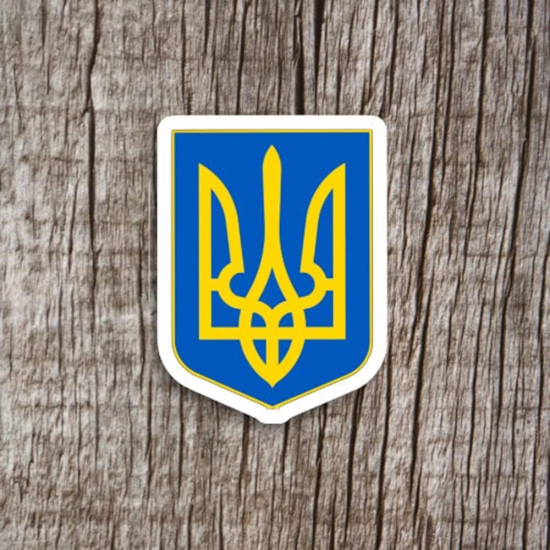Ukraine Sticker|ukraine Coat of Arms Decal|support Ukraine Democracy ...