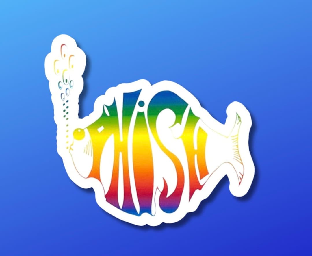 Phish Sticker Vinyl Laminated Phish Logo Sticker, Laptop Water Bottle ...