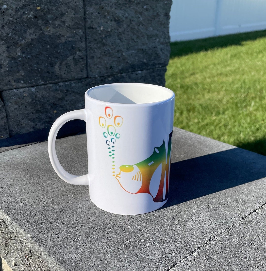 Phish Logo Coffee Mug|rainbow Phish Coffee Mug|ceramic 15oz|rainbow ...
