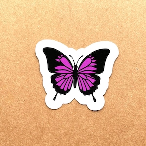 Butterfly Stickers 8 Pack Colorful Laminated Butterfly Large Decals ...