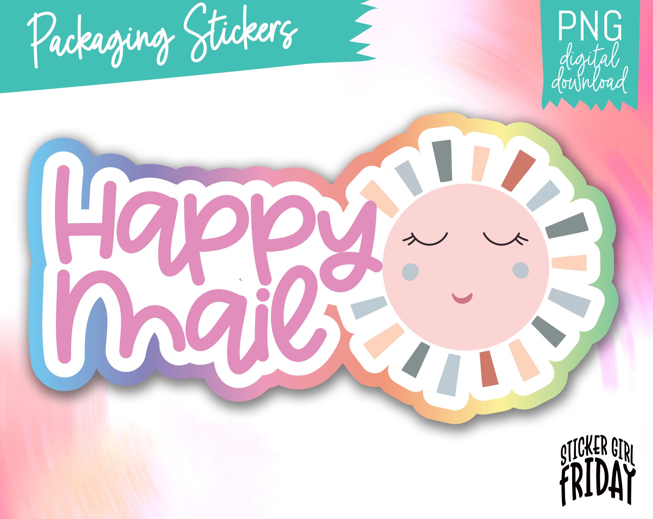 Happy Mail Sticker PNG Happy Mail PNG Happy Mail Printable - Etsy UK