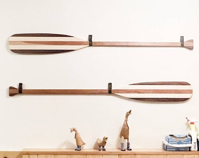 Leather Vertical Oar Display Hanger, Canoe Paddle Storage, Stand,row ...