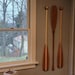 Leather Vertical Paddle Display Hanger, Canoe Row Hook, Wall Hanging ...