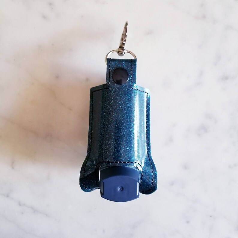 Glitter Jelly Solid Color Black Back Inhaler holder Inhaler | Etsy