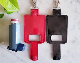 Faux Leather Inhaler Holder Svg - Etsy