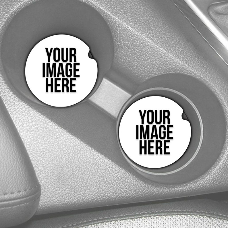 Custom // Personalized Car Coasters - Etsy
