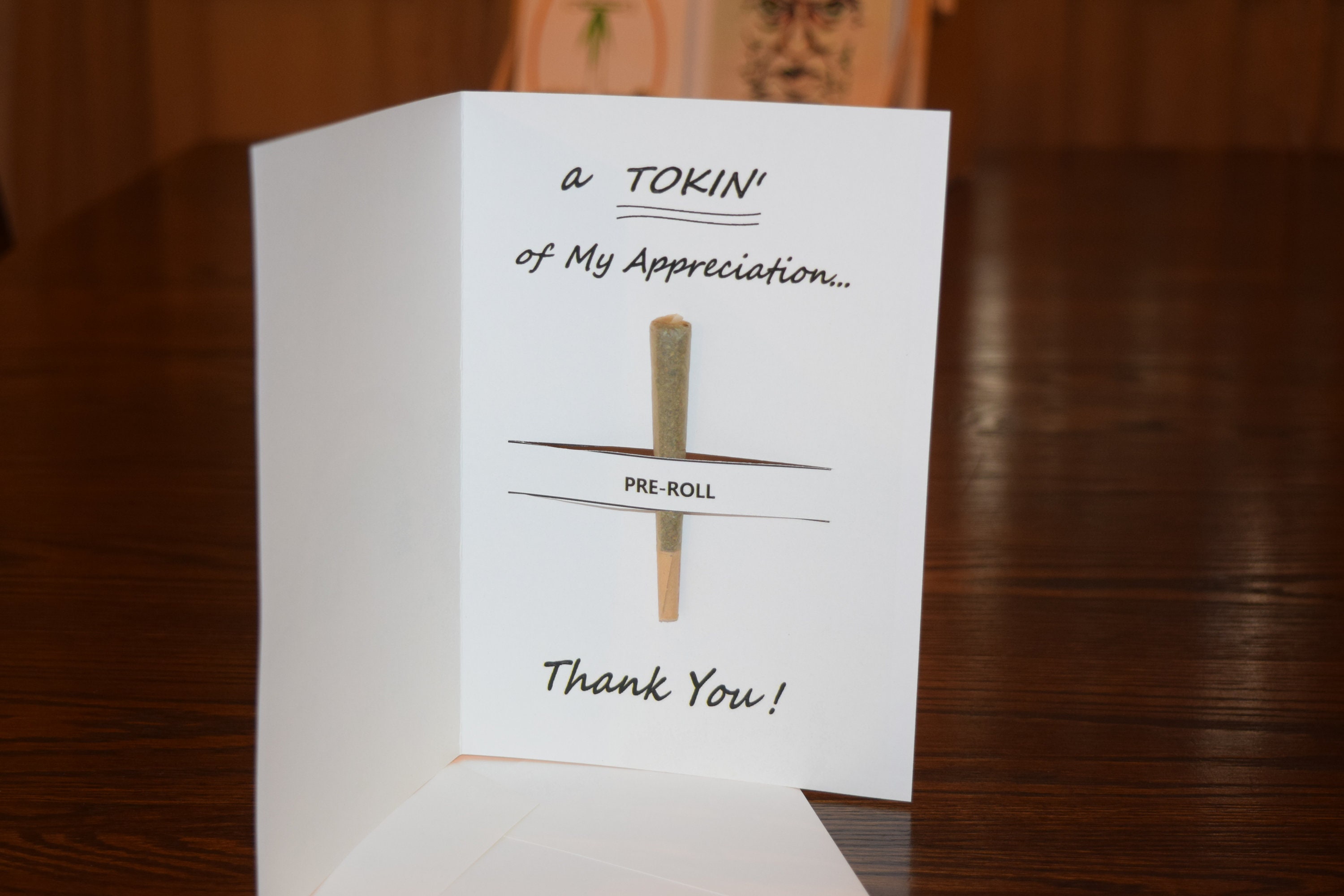 Thank You Card With Pot Slot - Etsy