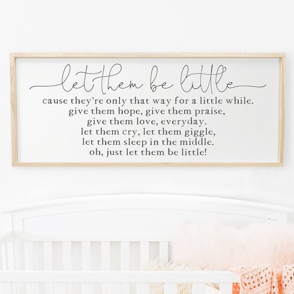 Let Them Be Little - Etsy