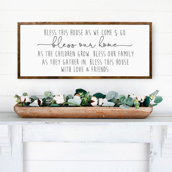 Bless Our Home - Etsy