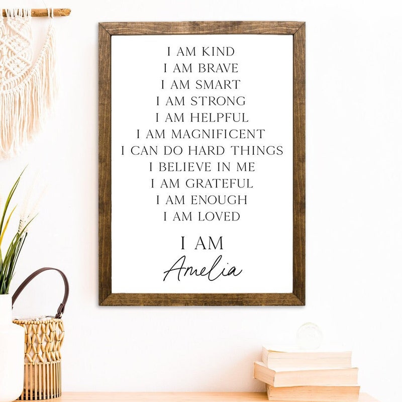 Affirmation Wall Art - Etsy