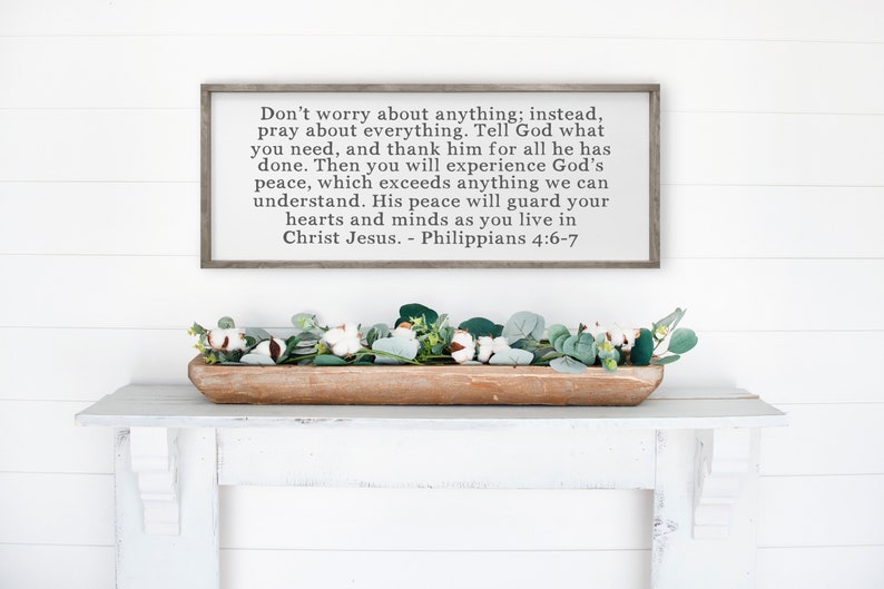 Scripture Art Wood Signs Bible Verse Decor Modern - Etsy