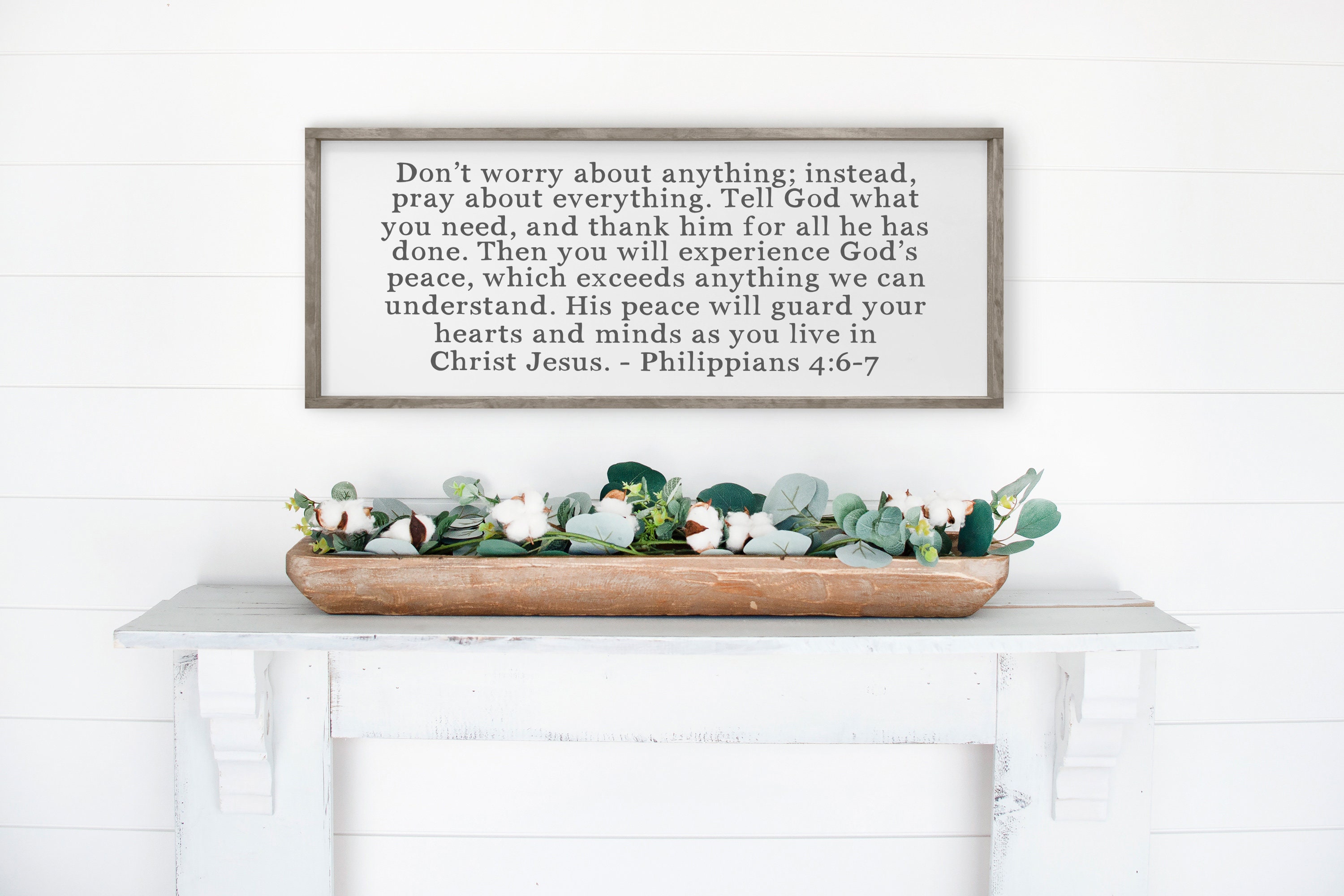 Scripture Art Wood Signs Bible Verse Decor Modern - Etsy