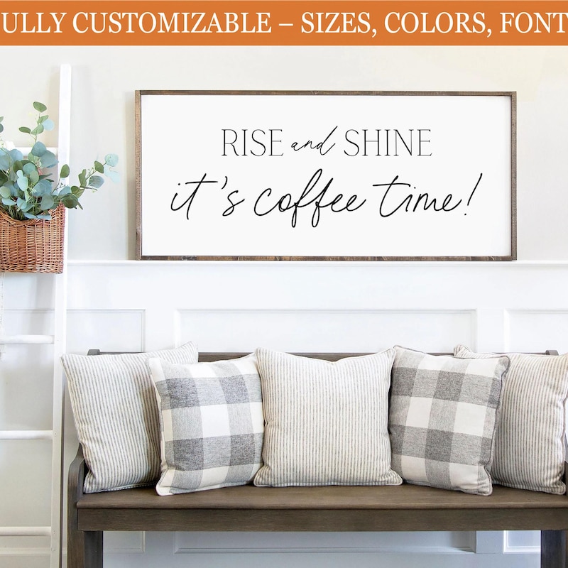 Rise and Shine Coffee Art - Etsy