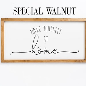 Make Yourself at Home Sign | Entryway Decor | - Etsy