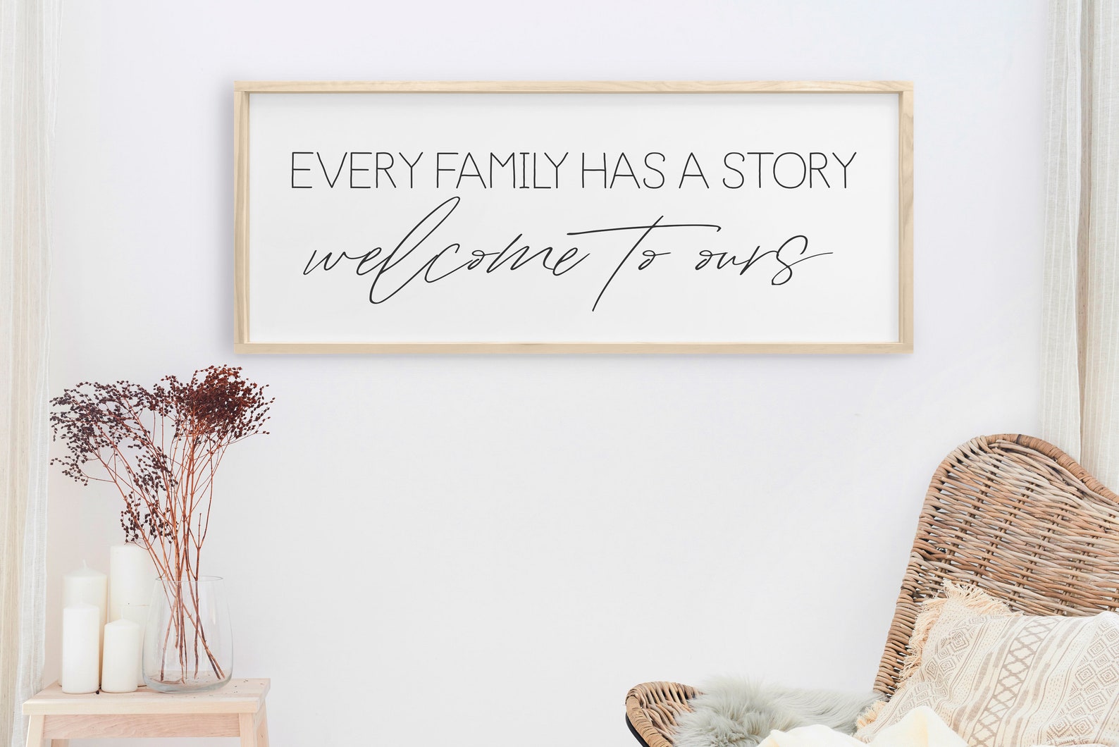 Family Sign Wood Signs for Home Decor Every Family Has A - Etsy
