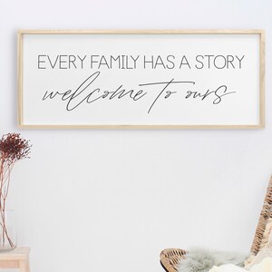 Family Sign Wood Signs for Home Decor Every Family Has A - Etsy