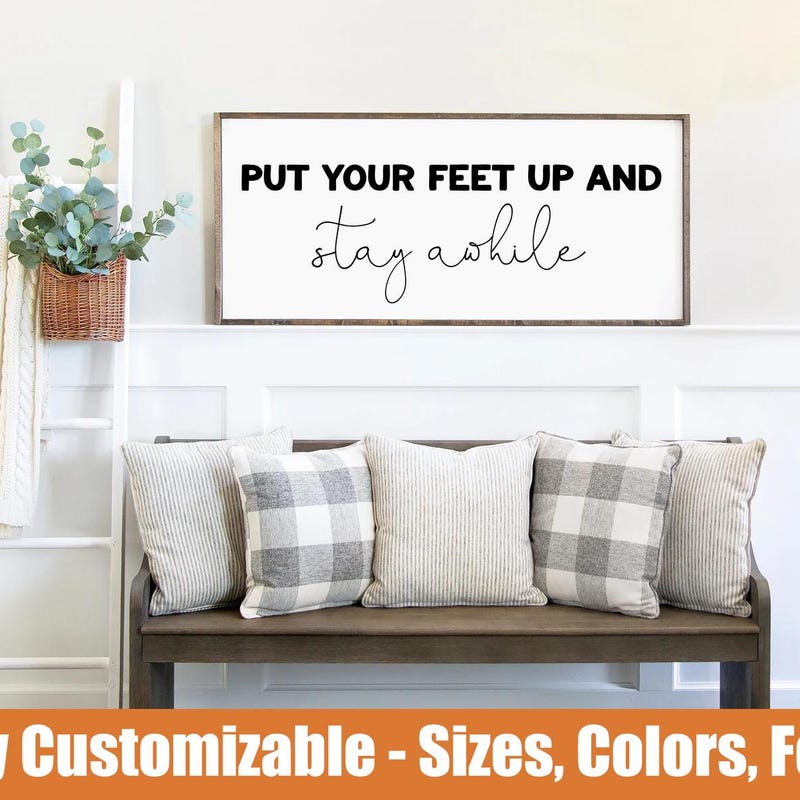Put Your Feet Up - Etsy