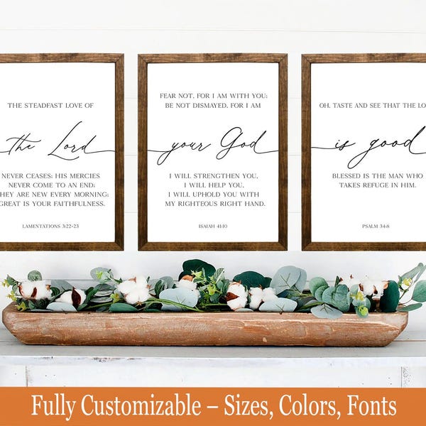 Rustic Christian Wall Art - Etsy
