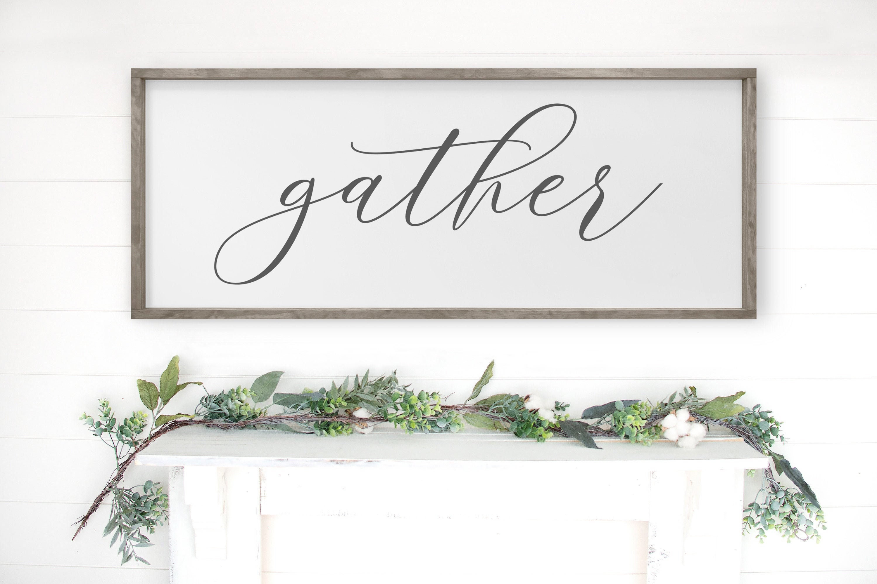 Gather Sign Gather Sign for Dining Room Large Gather Sign - Etsy