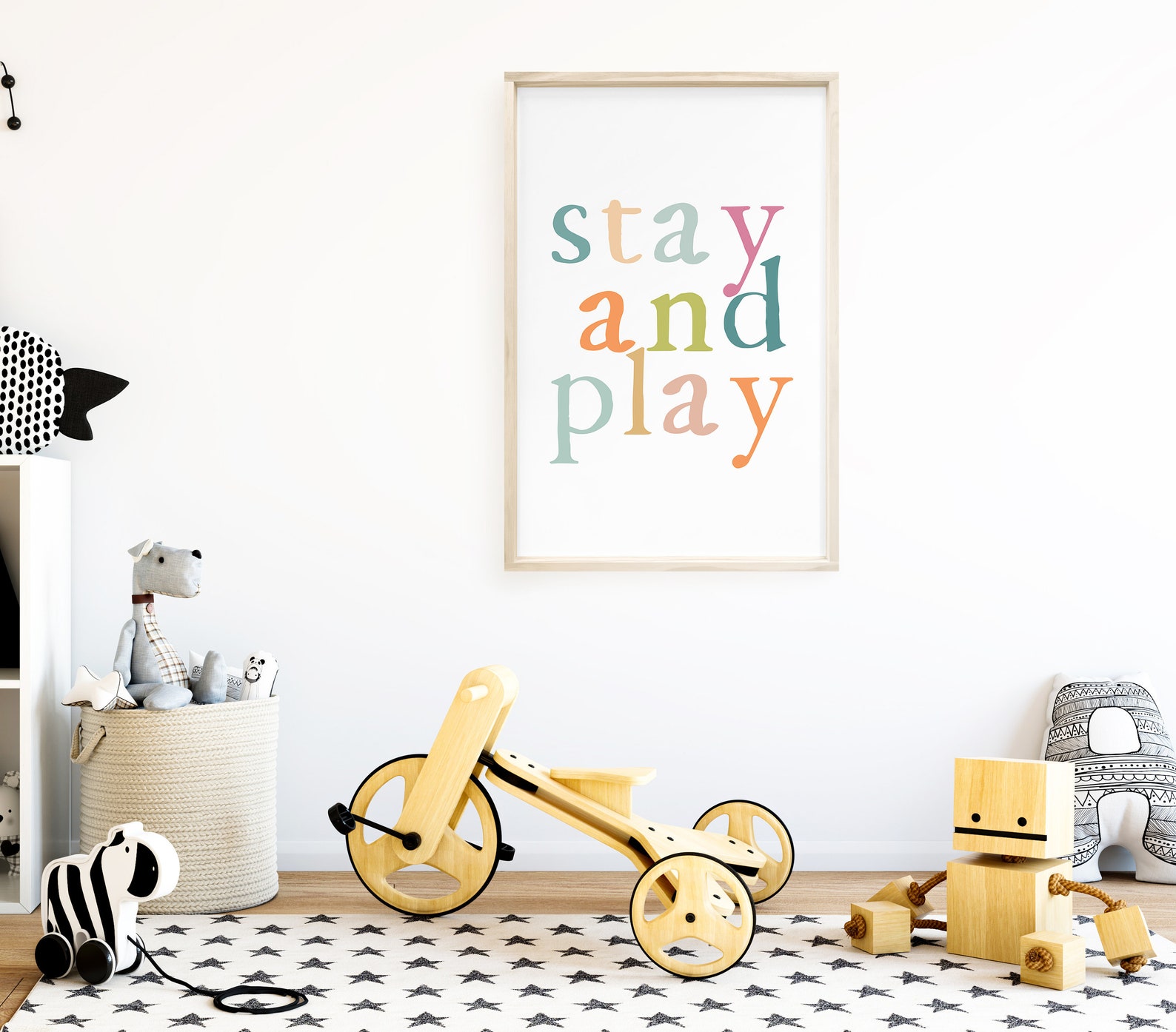 Lets Play All Day Sign Lets Play Sign Playroom Wall Decor - Etsy