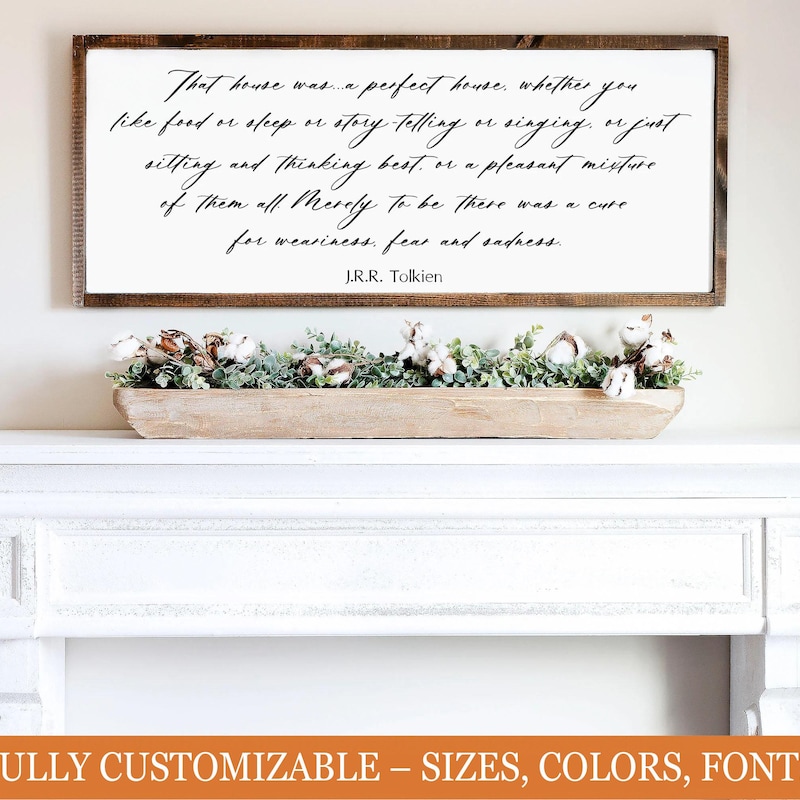 Framed Wall Art Tolkien - Etsy