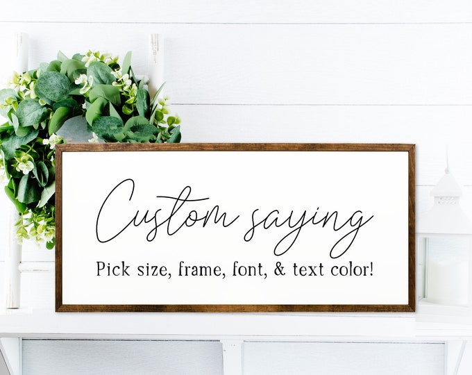 Custom Floating Quote - Your Favorite Quote Here - Personalized ...