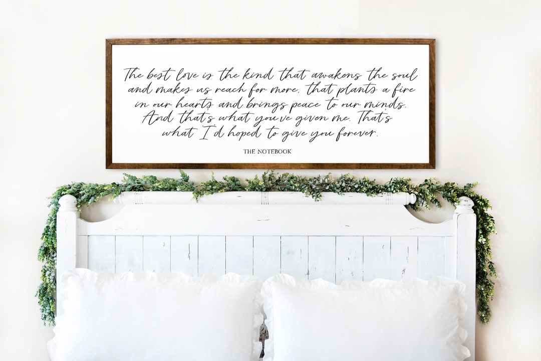 Bedroom Decor - Bedroom Wall Art - Above Bed Decor - Wall Decor - Signs ...