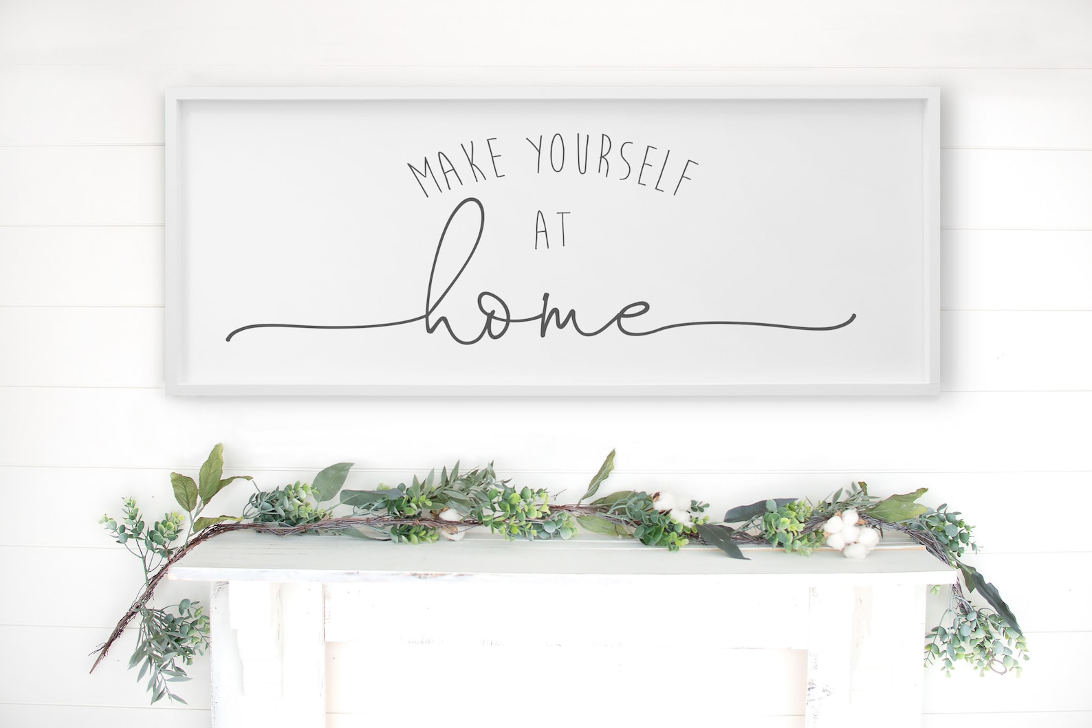 Make Yourself at Home Sign Entryway Decor Guest Room Decor - Etsy