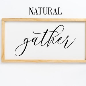 Gather Sign - Gather Sign for Dining Room - Large Gather Sign - Gather ...