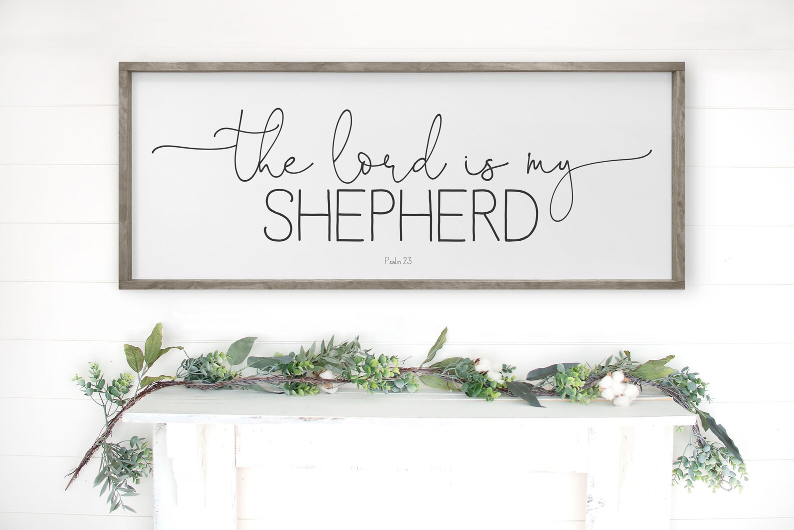 Scripture Wall Art Bible Verse the Lord is My Shepherd - Etsy