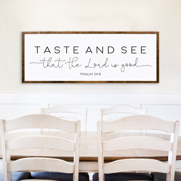 Taste and See - Etsy