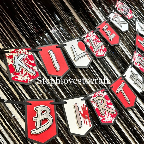 Horror Movie Banner - Etsy