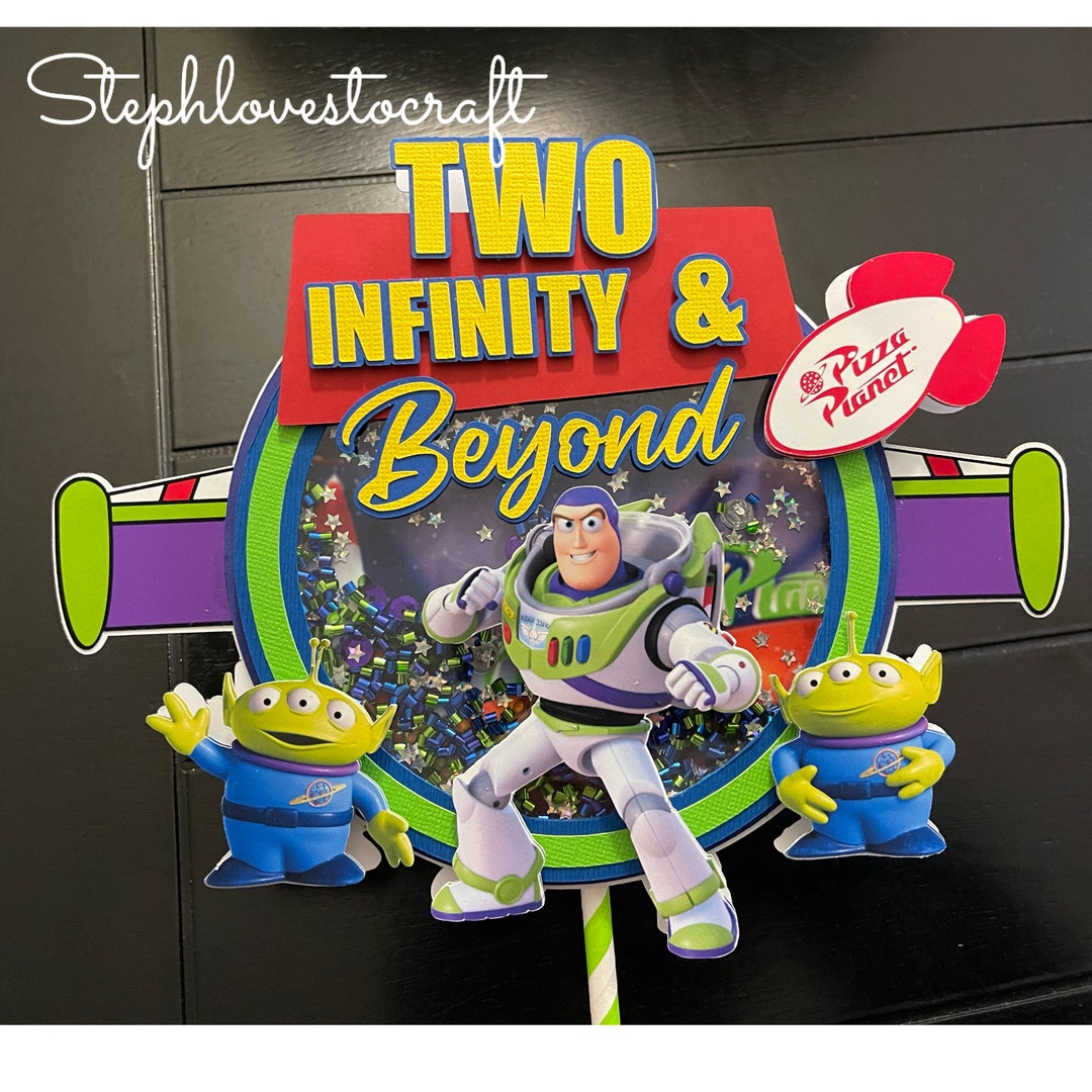Two Infinity and Beyond Light up Cake Topper - Etsy