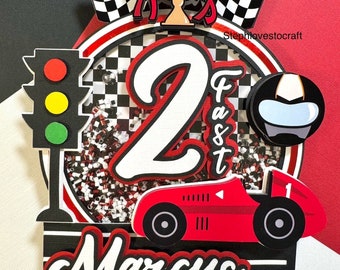 Two Fast Cake Topper or Charm Various Sizes & Colours - Etsy