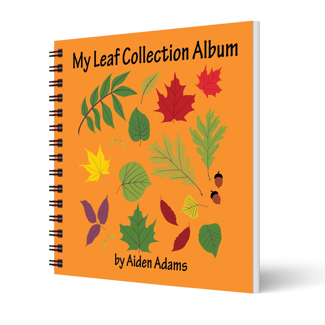 My Leaf Collection Album: A Hardcover Album With Envelope Pockets for ...
