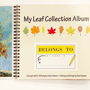 My Leaf Collection Album: A Hardcover Album With Envelope Pockets for ...