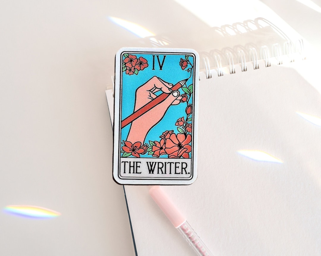 The Writer Tarot Sticker/ Writing Sticker/ Writer Sticker/ Author ...