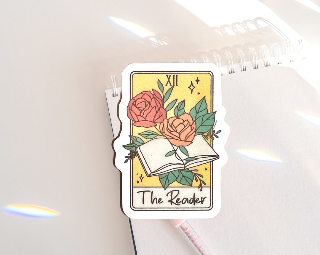 The Reader Tarot Sticker/ Writing Sticker/ Writer Sticker/ Author ...